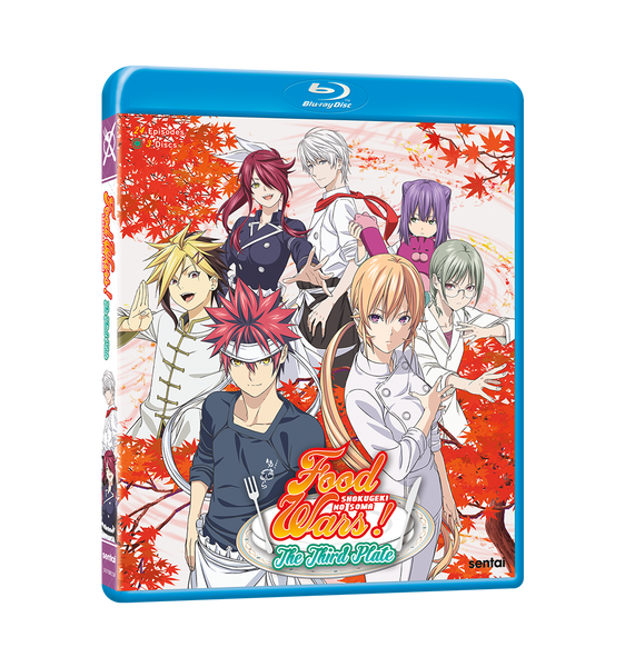 Food Wars! (Season 3) The Third Plate Complete Collection | Sentai