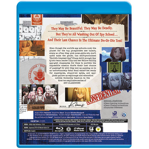 Spy Classroom (Seasons 1 & 2) Complete Collection | Sentai